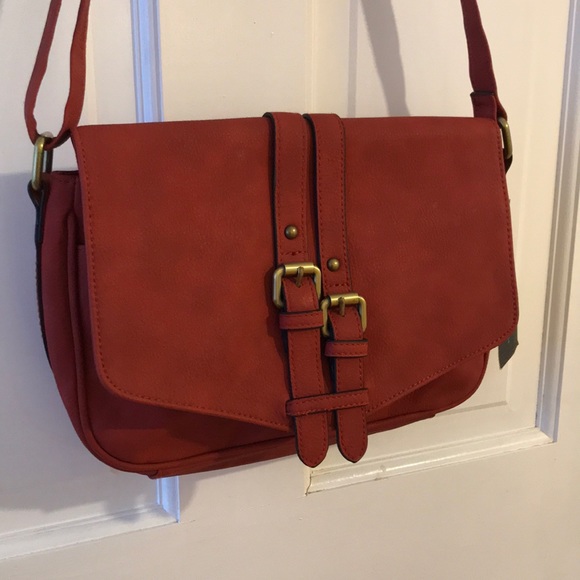 Merona | Bags | Rust Colored Merona Crossbody Bag | Poshmark